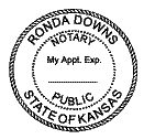 Kansas Notary Stamps and Supplies